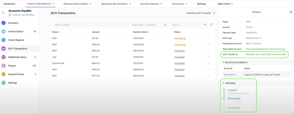 How to Track ACH Transactions in Docyt